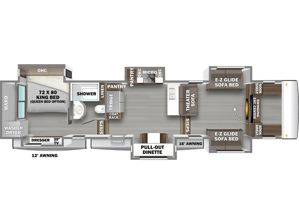 2025 Riverstone 425FO Fifth Wheel by Forest River On Sale (RVN27897) 2025 Riverstone 425FO Fifth Wheel by Forest River On Sale (RVN27897)