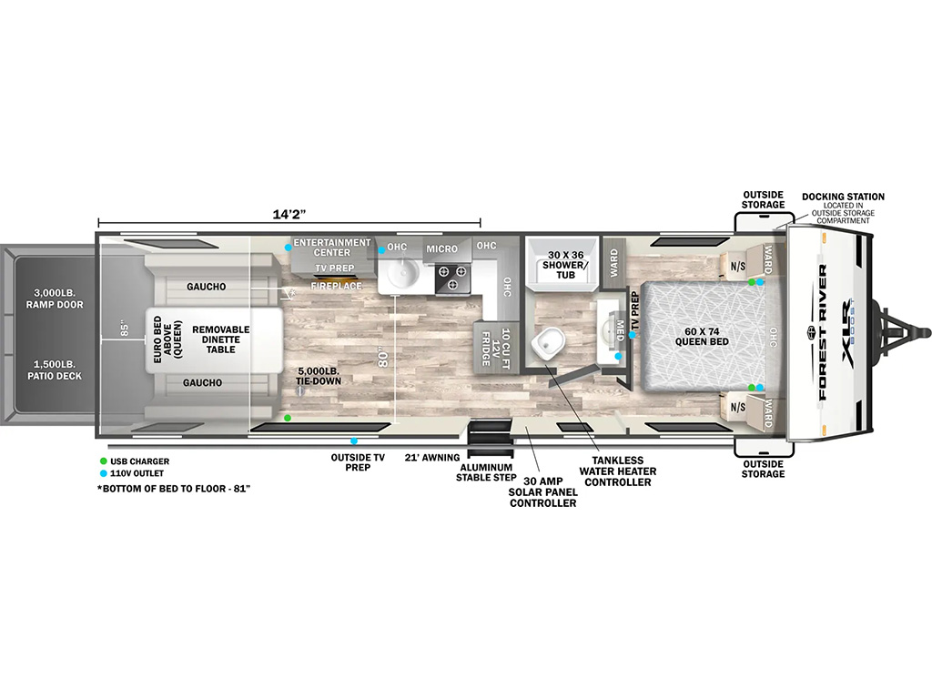 2026 XLR Boost 2714B Toy Hauler (Travel Trailer) by Forest River On ...