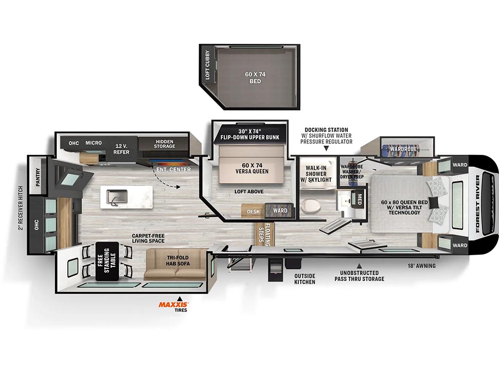 2026 Impression 315MB Fifth Wheel by Forest River On Sale (RVN31460)
