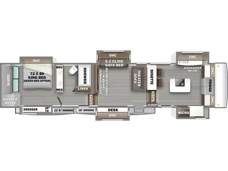 2026 Riverstone 421FK Fifth Wheel by Forest River On Sale (RVN31908)