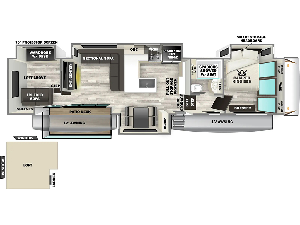 2026 Sabre 37RVMiles Fifth Wheel by Forest River On Sale (RVN32621)