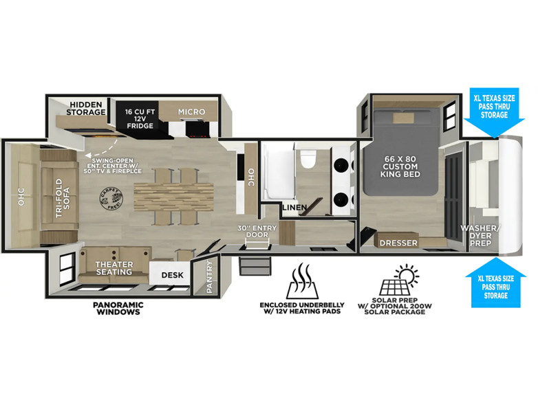 2026 Hemisphere 321DRL Fifth Wheel by Forest River On Sale (RVN32630)